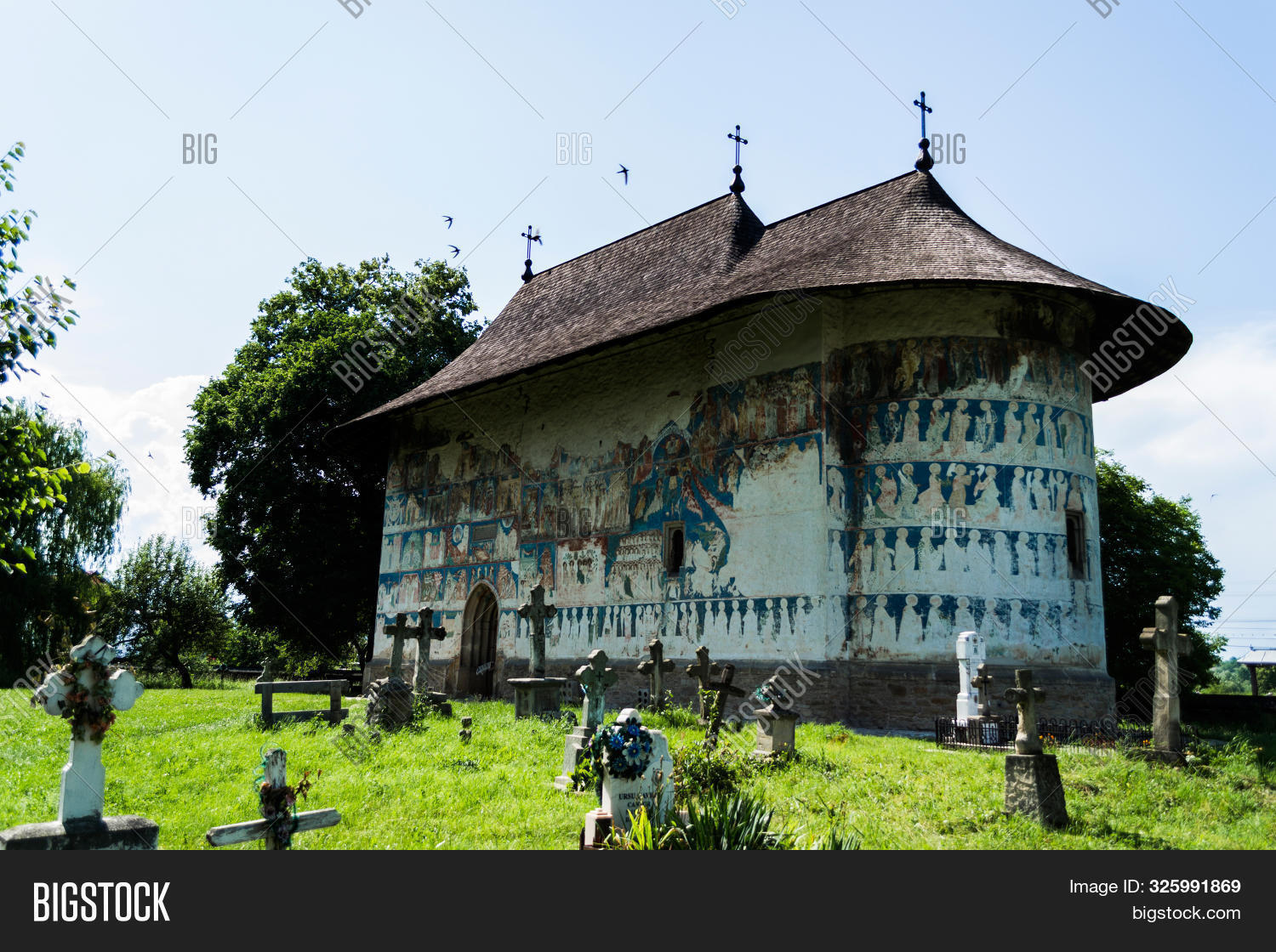 Arbore Church Romanian Image & Photo (Free Trial) | Bigstock