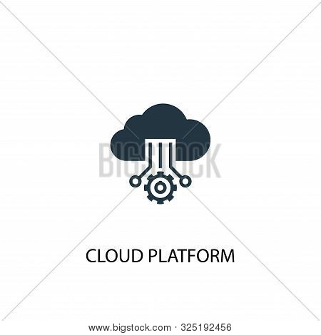 Cloud Platform Icon. Vector & Photo (Free Trial) | Bigstock