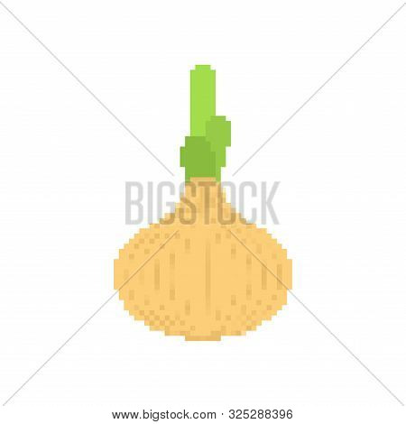 Onion Pixel Art Vector & Photo (Free Trial) | Bigstock