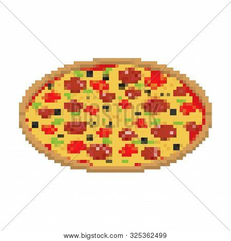 Pizza Pixel Art Vector & Photo (Free Trial) | Bigstock