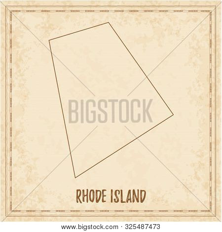 Pirate Map Rhode Vector & Photo (Free Trial) | Bigstock