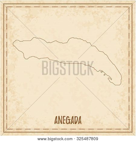 Pirate Map Anegada. Vector & Photo (Free Trial) | Bigstock