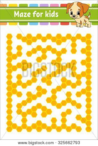 Vector y foto Maze. Game Kids. (prueba gratis) | Bigstock