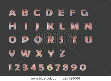 Alphabet Letters Rust Image & Photo (Free Trial) | Bigstock