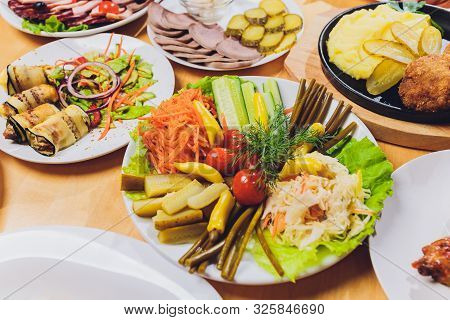 Food Table Celebration Image & Photo (Free Trial) | Bigstock