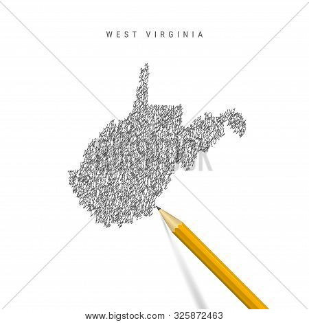 West Virginia Sketch Vector & Photo (Free Trial) | Bigstock