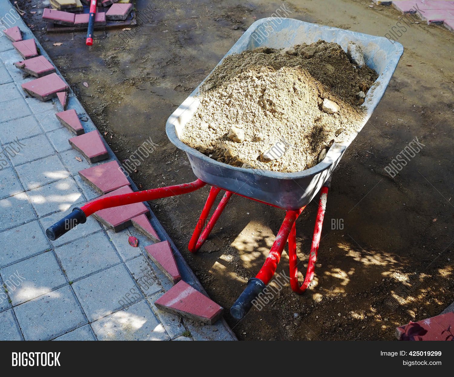 Construction Cart Sand Image & Photo (Free Trial) | Bigstock