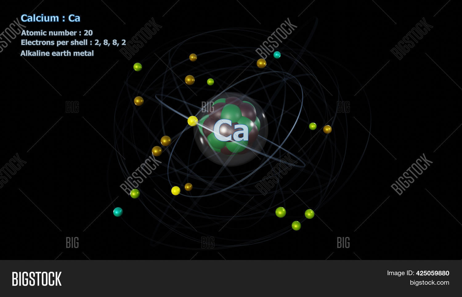 3d Illustration Atom Image & Photo (Free Trial) | Bigstock