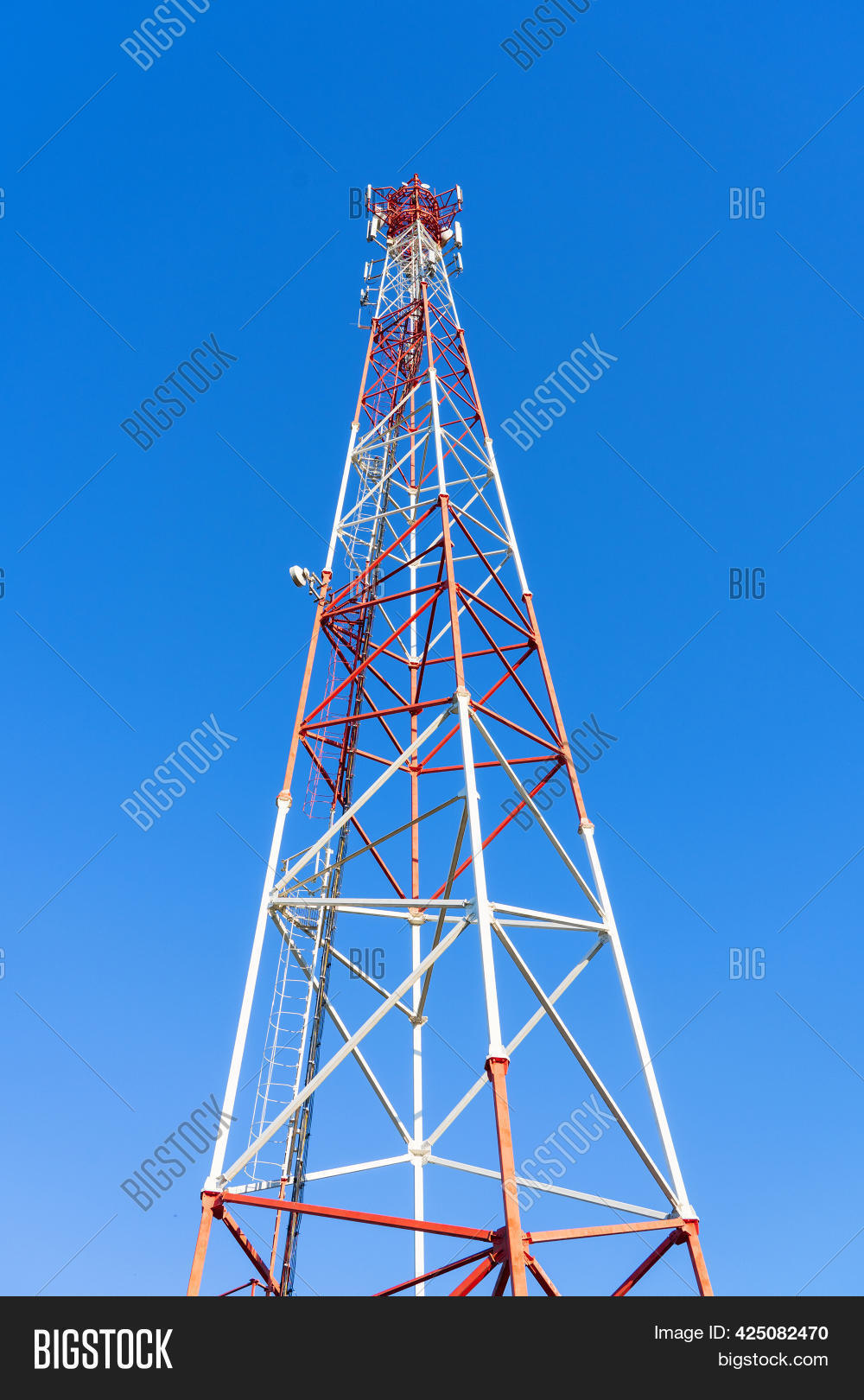 Bottom View Cell Tower Image & Photo (Free Trial) | Bigstock
