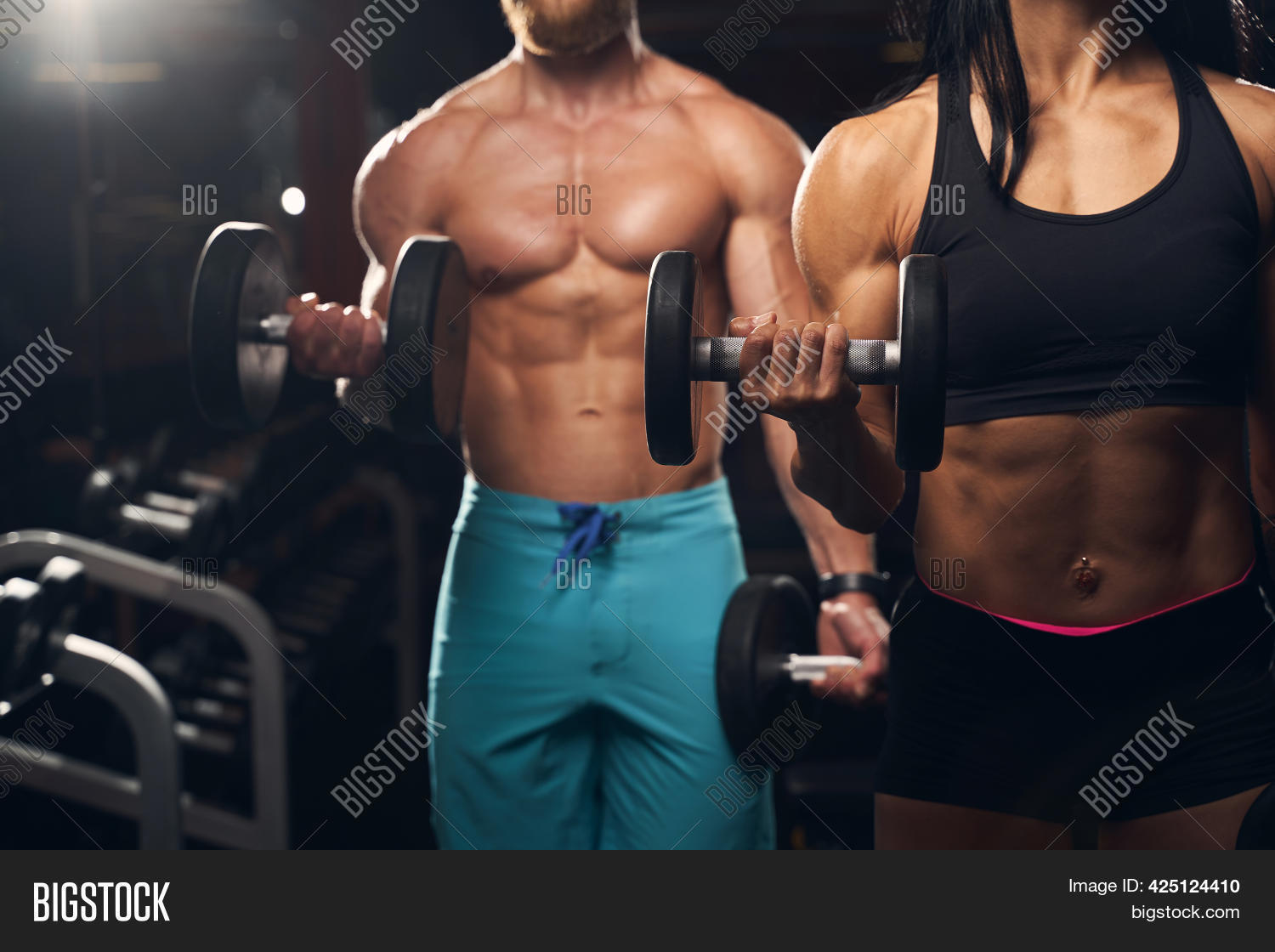 Two Athletic People Image & Photo (Free Trial) | Bigstock