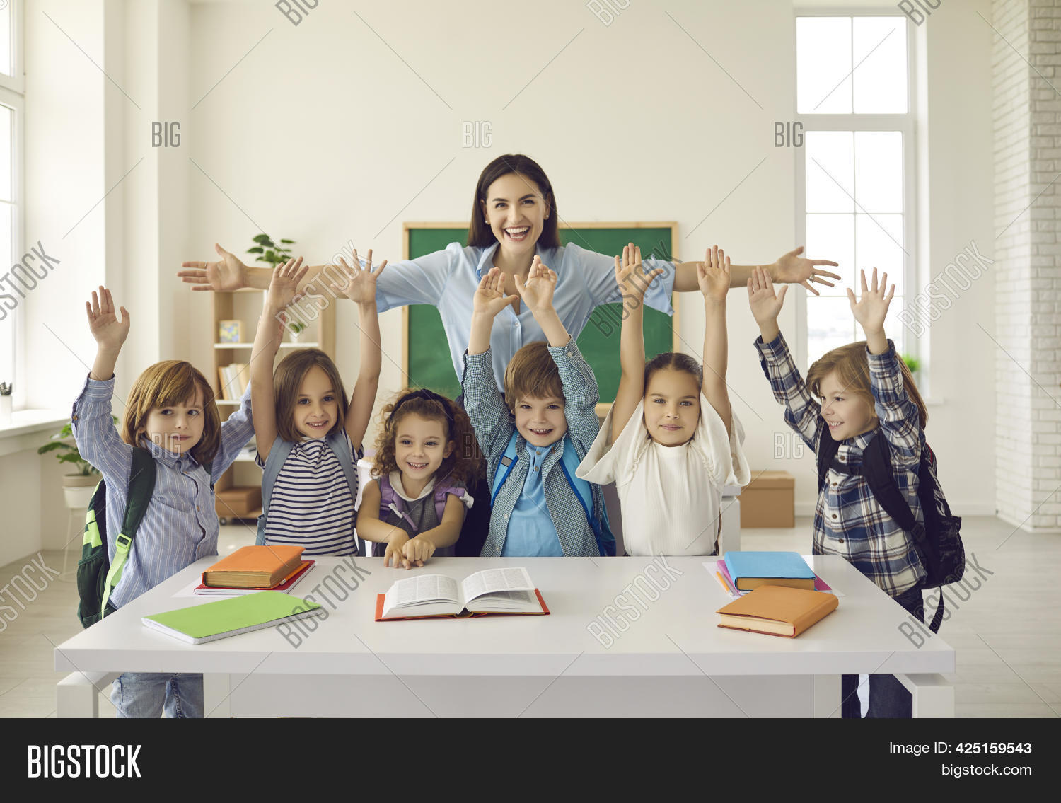 Happy Teacher Arms Image & Photo (Free Trial) | Bigstock