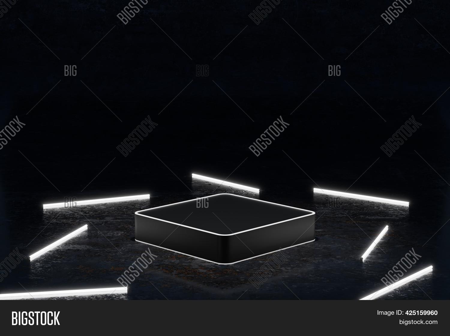 Neon Podium Metallic Image & Photo (Free Trial) | Bigstock