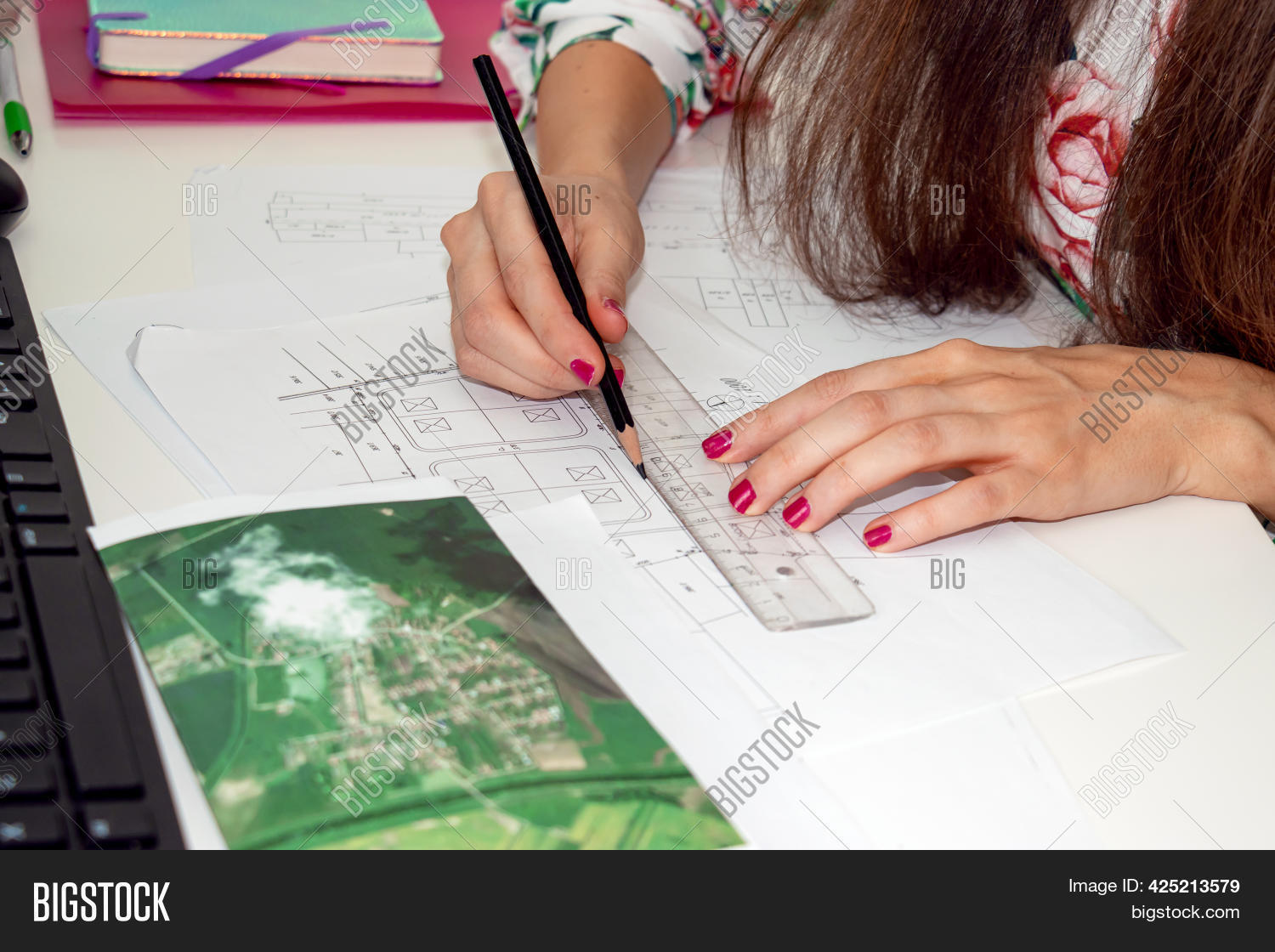 Architect Measuring Image & Photo (Free Trial) | Bigstock