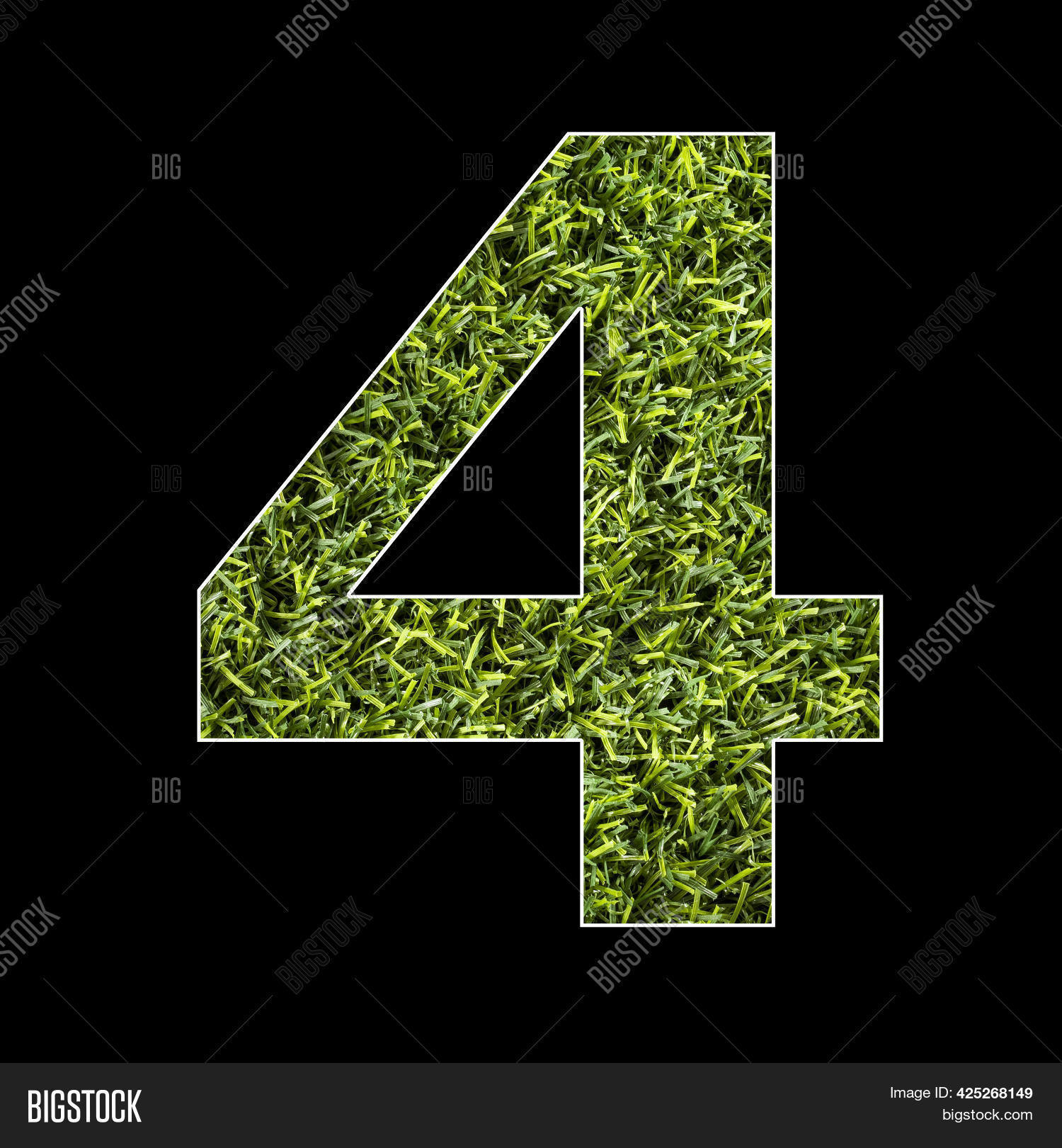 Number 4 - Artificial Image & Photo (Free Trial) | Bigstock