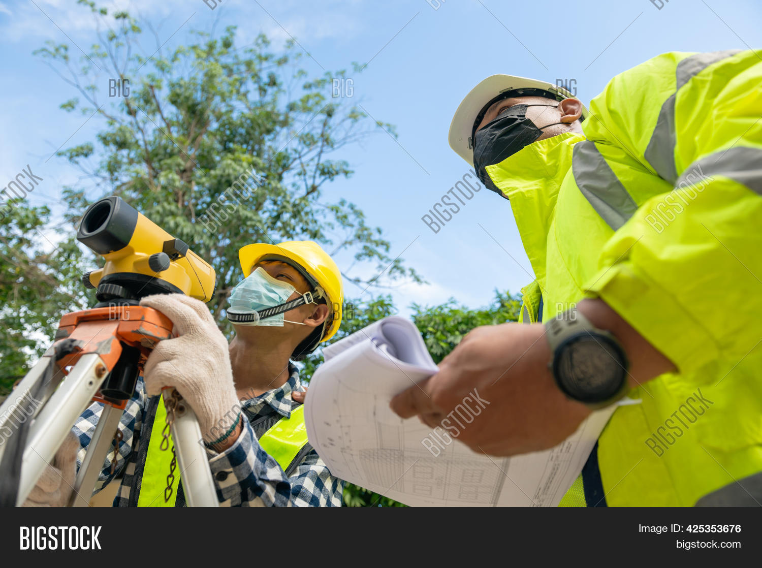 Surveyor Team Civil Image & Photo (Free Trial) | Bigstock