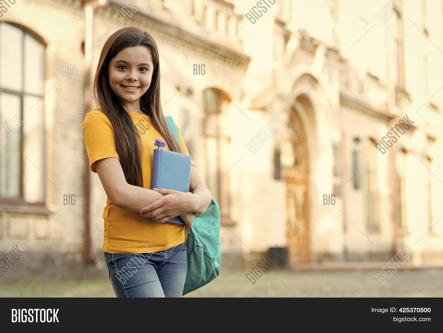 Back School. Happy Kid Image & Photo (Free Trial) | Bigstock