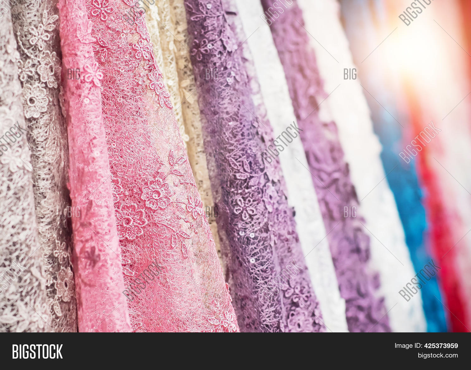 Colorful Fabric Lace Image & Photo (Free Trial) | Bigstock