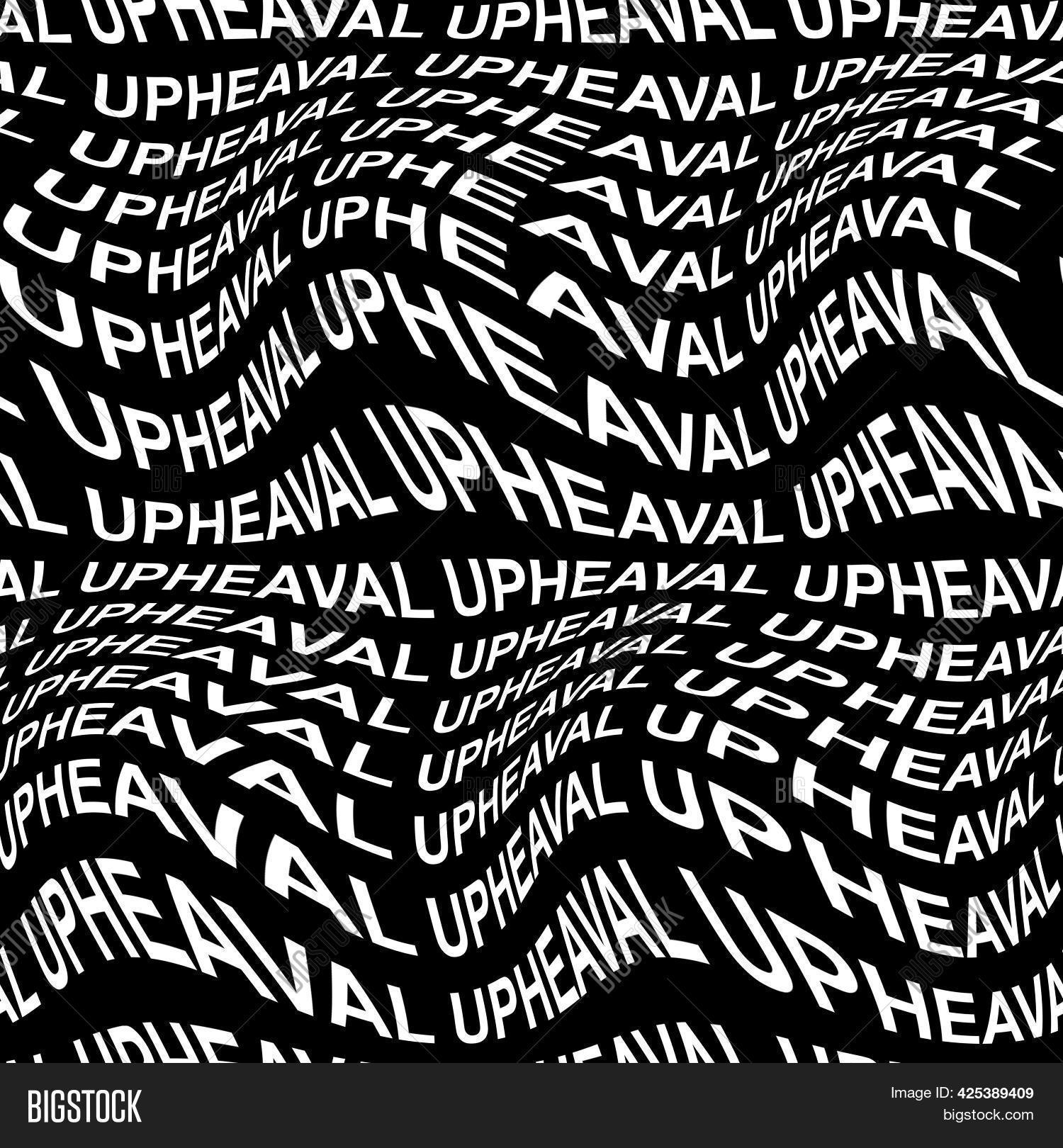 Upheaval Word Warped, Image & Photo (Free Trial) | Bigstock