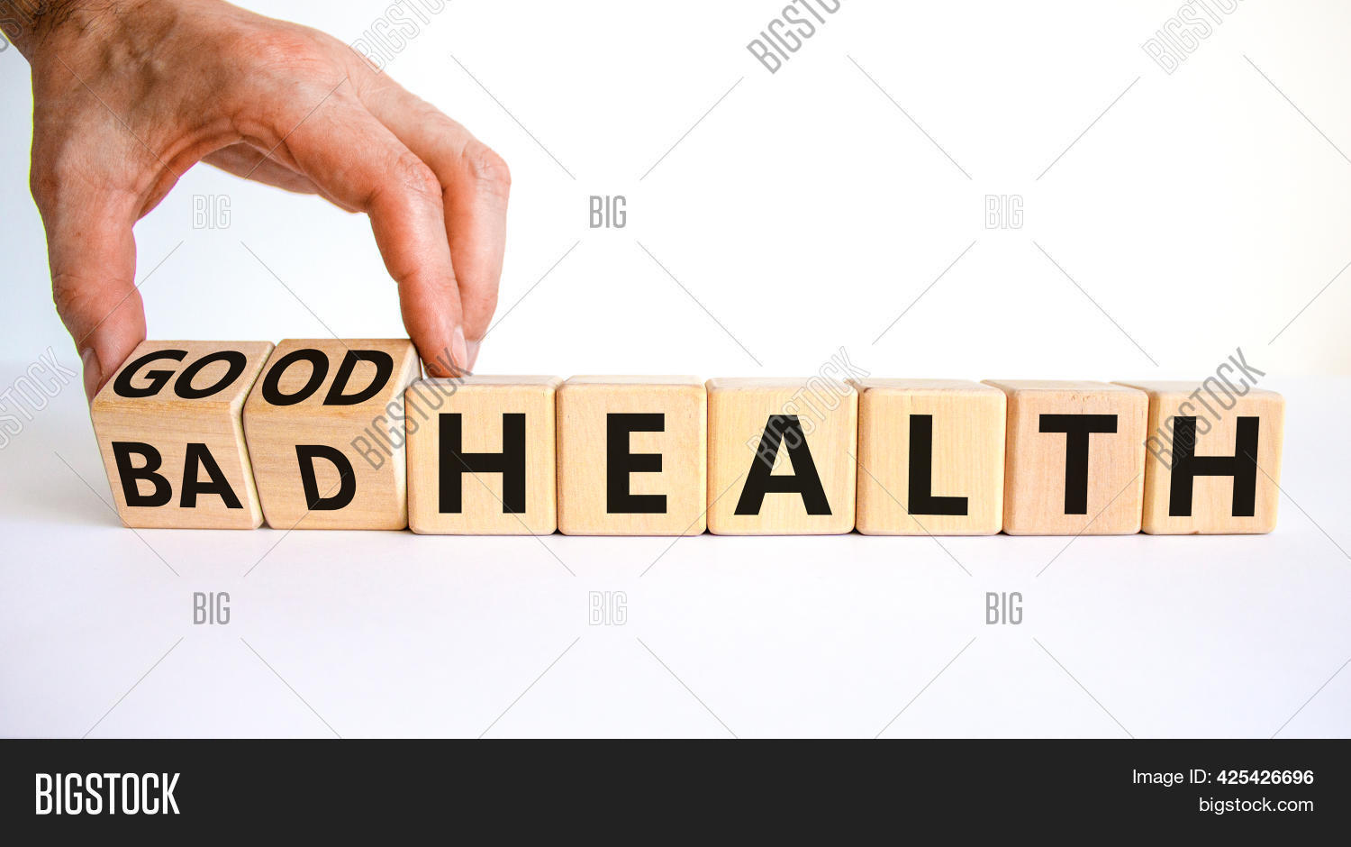 Good Bad Health Symbol Image & Photo (Free Trial) | Bigstock