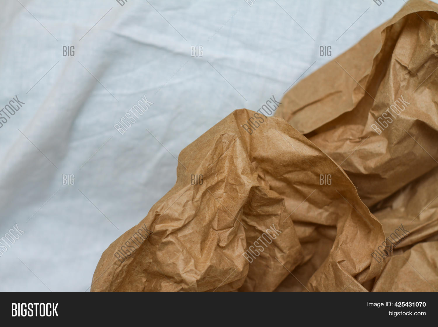 Crumpled Paper. Craft Image & Photo (Free Trial) | Bigstock