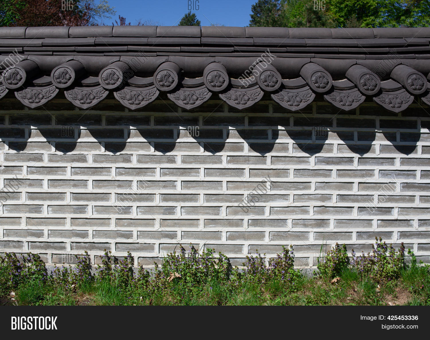 Brick Wall Fence. Image & Photo (Free Trial) | Bigstock