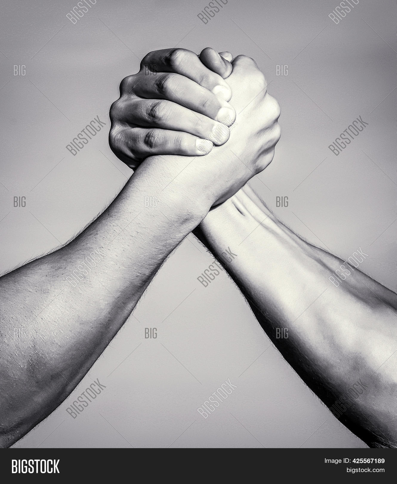 Two Men Arm Wrestling Image & Photo (Free Trial) | Bigstock