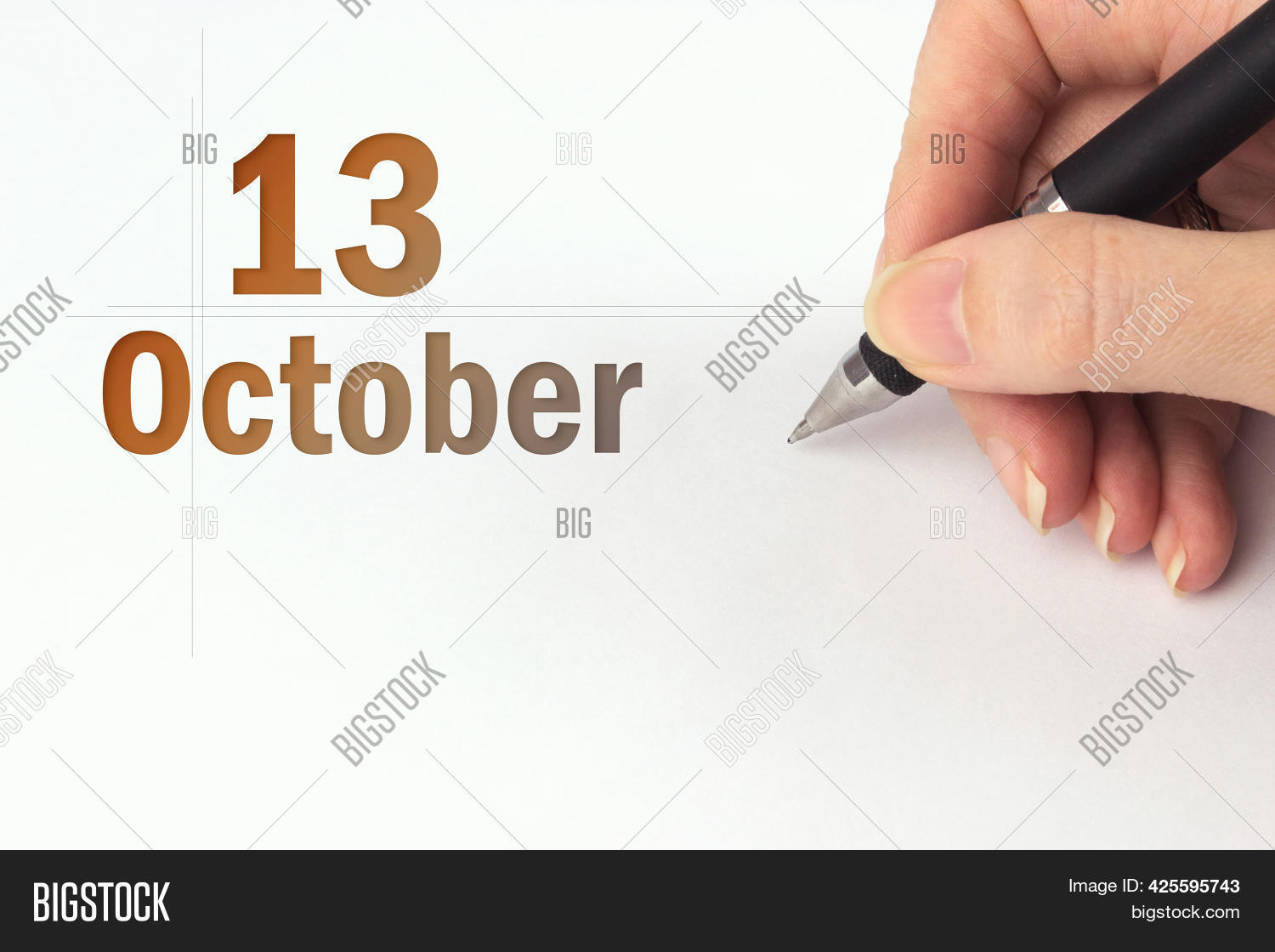 October 13rd. Day 13 Image & Photo (Free Trial) | Bigstock