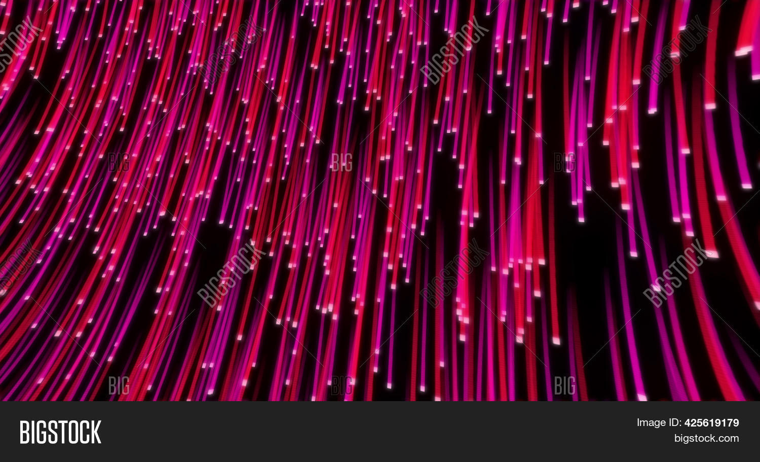 Red Pink Fibre Strands Image & Photo (Free Trial) | Bigstock