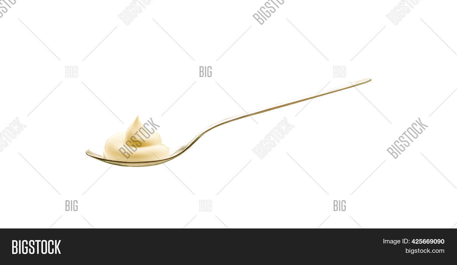 Mayonnaise Drop Spoon Image & Photo (Free Trial) | Bigstock