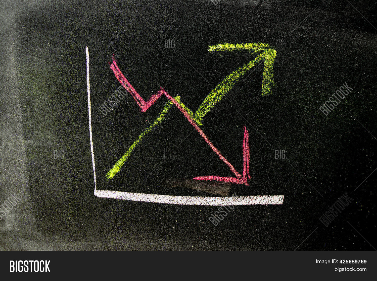 Hand Drawing Green Red Image & Photo (Free Trial) | Bigstock