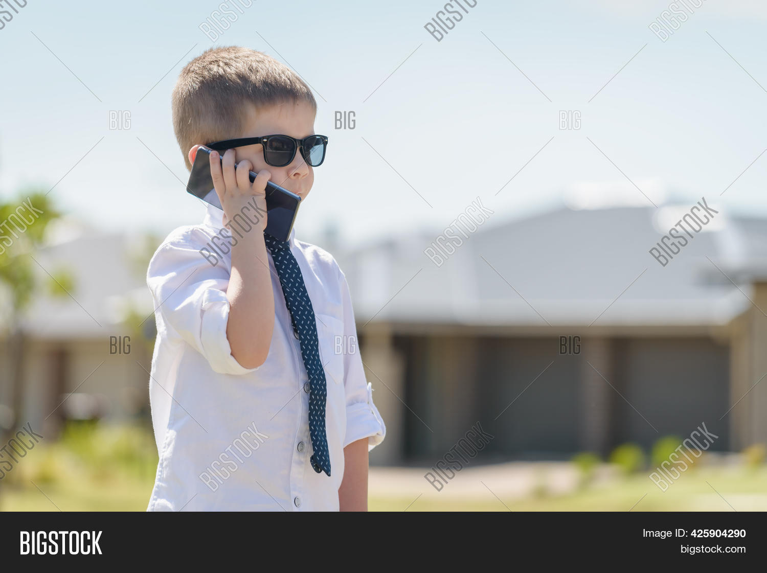 Boy Standing Talking Image & Photo (Free Trial) | Bigstock