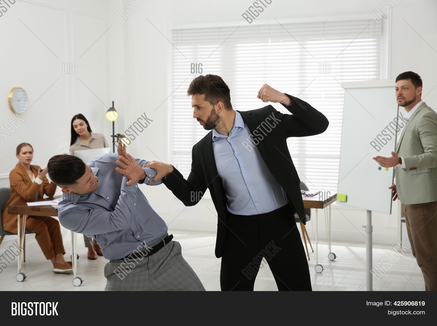 Emotional Colleagues Image & Photo (Free Trial) | Bigstock