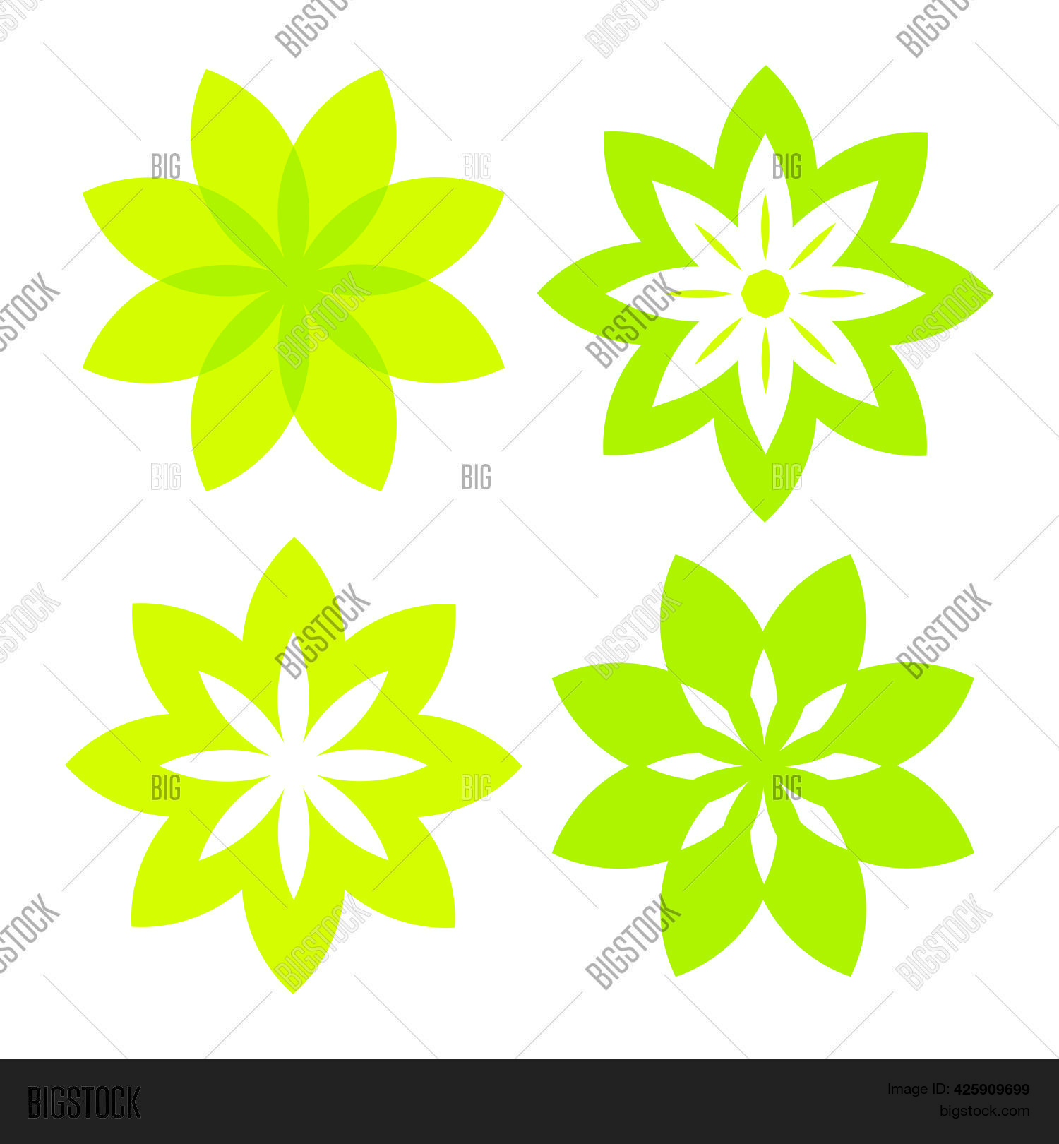 Flower Petals Shape Vector & Photo (Free Trial) | Bigstock