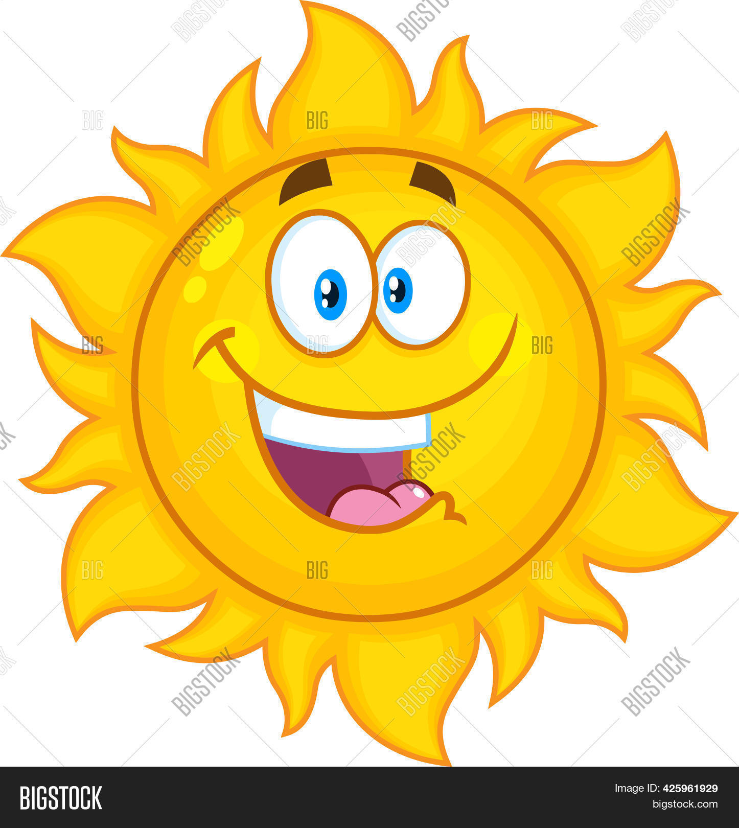 Happy Sun Cartoon Image & Photo (Free Trial) | Bigstock
