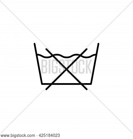 Do Not Wash Icon. Vector & Photo (Free Trial) | Bigstock