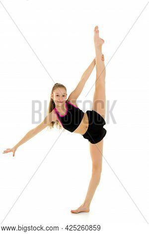 Gymnast Girl Doing Image & Photo (Free Trial) | Bigstock