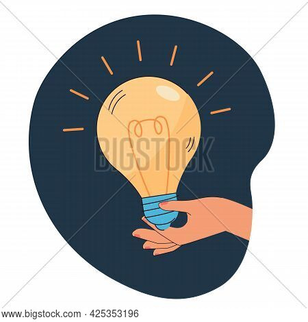 Hand Holding Light Vector & Photo (Free Trial) | Bigstock