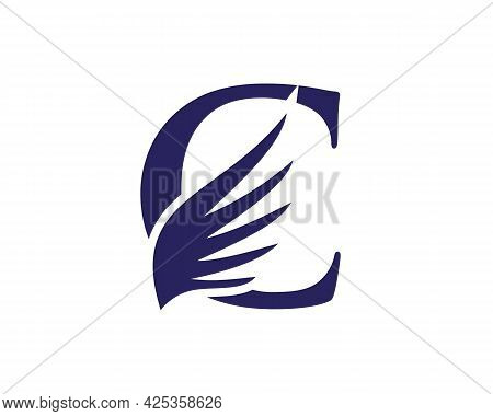 C Letter Logo Wing. Vector & Photo (Free Trial) | Bigstock