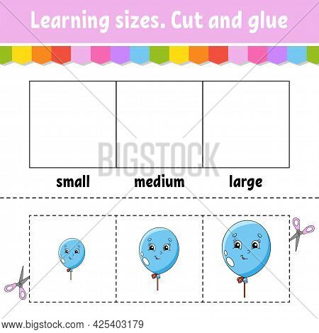 Learning Sizes. Cut Vector & Photo (Free Trial) | Bigstock