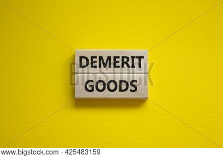 Demerit Goods Symbol. Image & Photo (Free Trial) | Bigstock