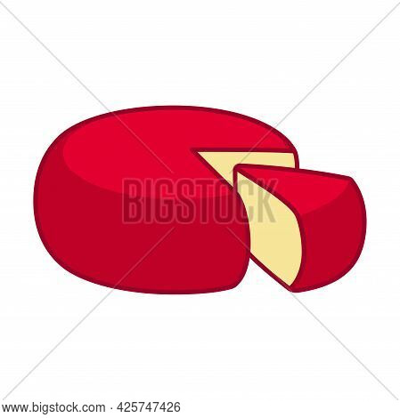 Cartoon Edam Cheese Vector & Photo (Free Trial) | Bigstock