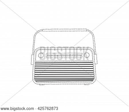 Retro Radio Hand Vector & Photo (Free Trial) | Bigstock