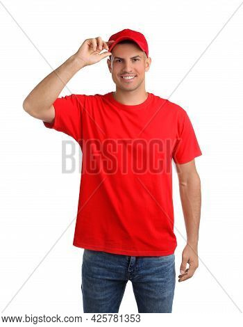 Happy Man Red Cap Image & Photo (Free Trial) | Bigstock
