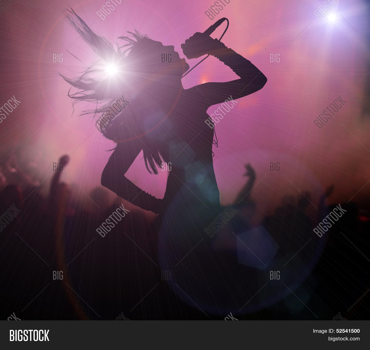 Female Rocker Silhouette