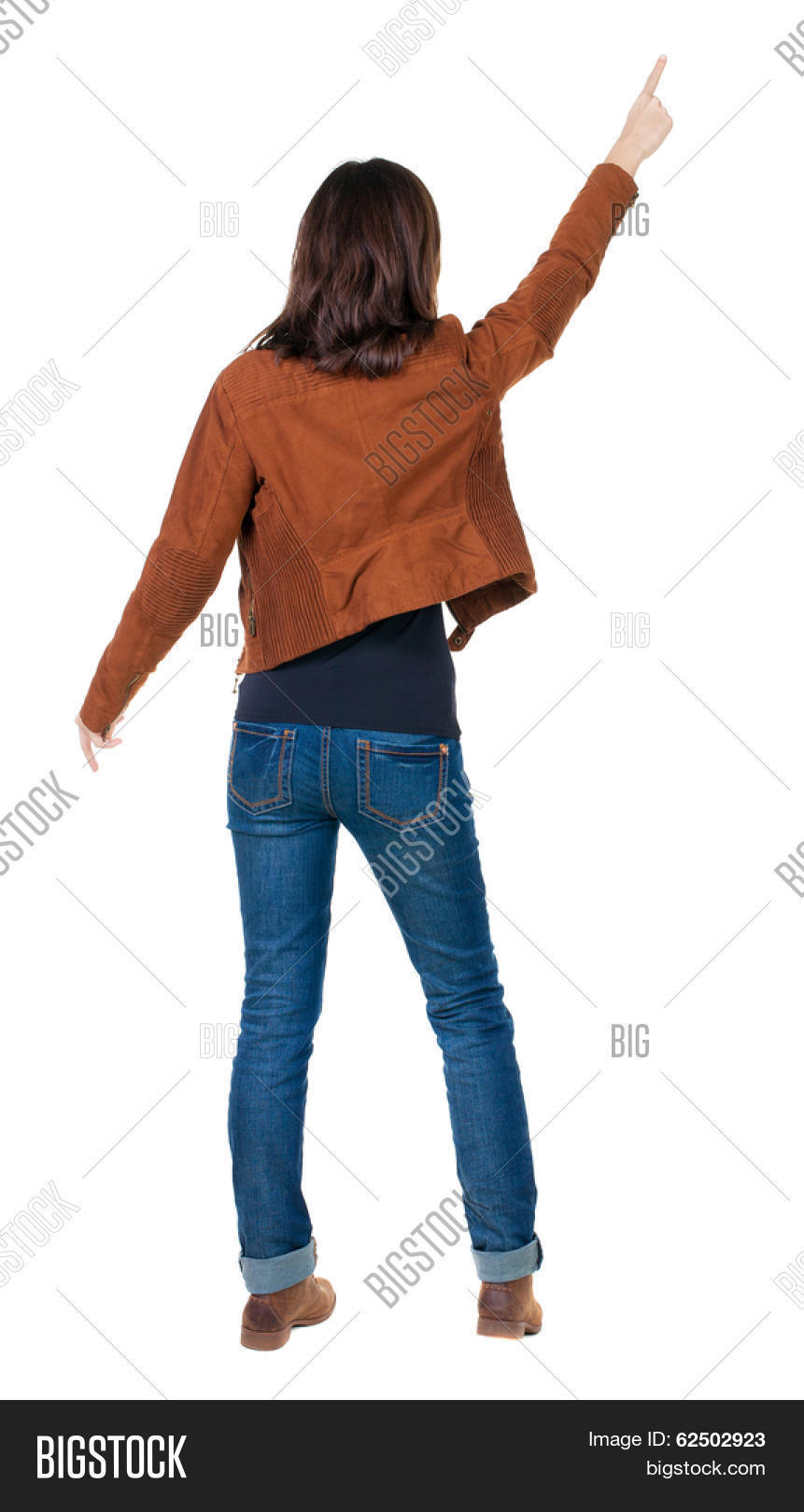 Back View Pointing Image & Photo (Free Trial) | Bigstock