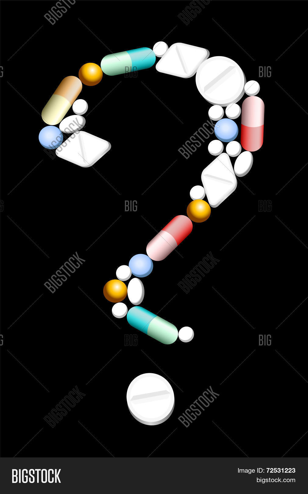 Medicine Question Vector & Photo (Free Trial) | Bigstock