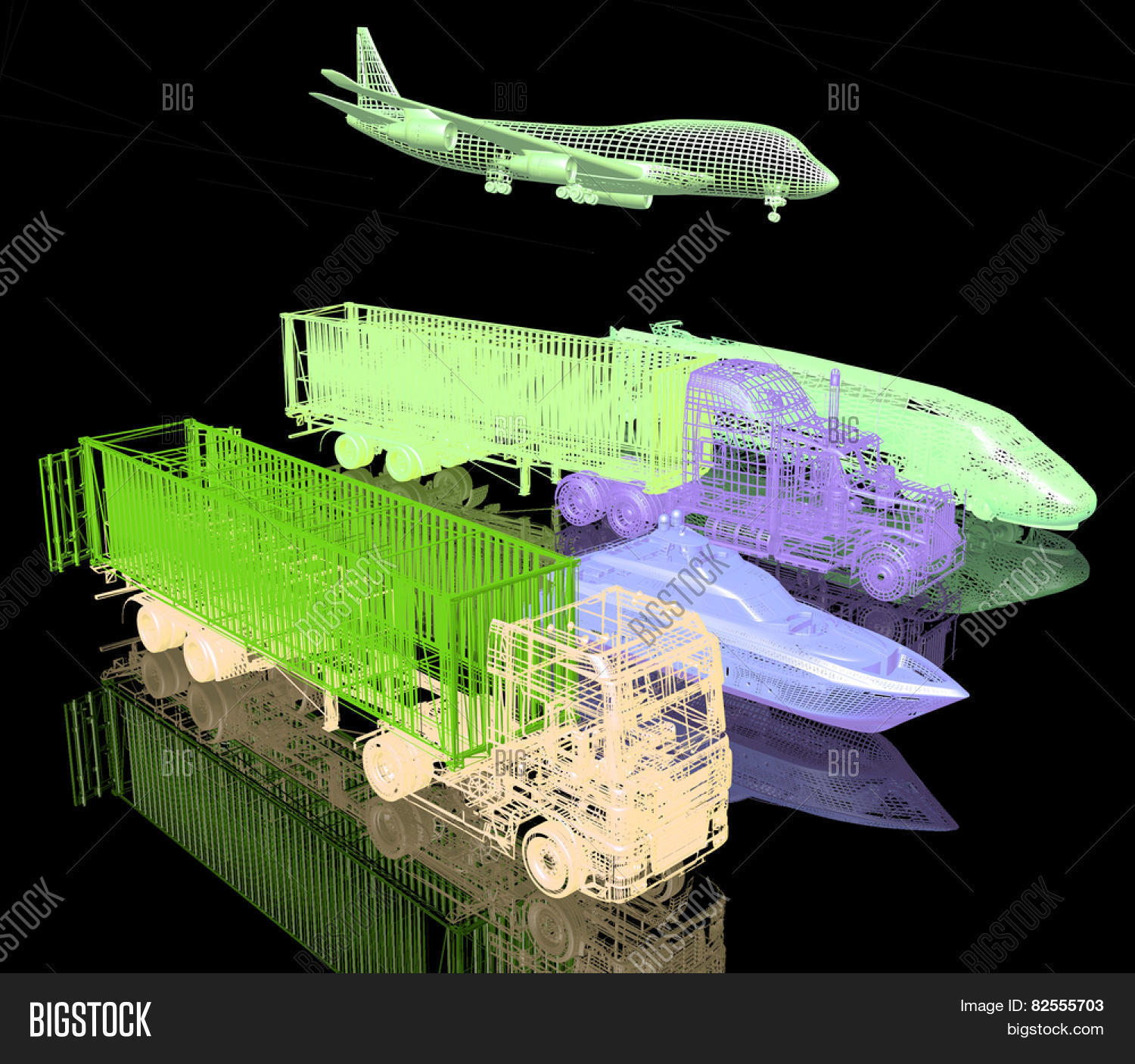 Types Transport 3d Image And Photo Free Trial Bigstock