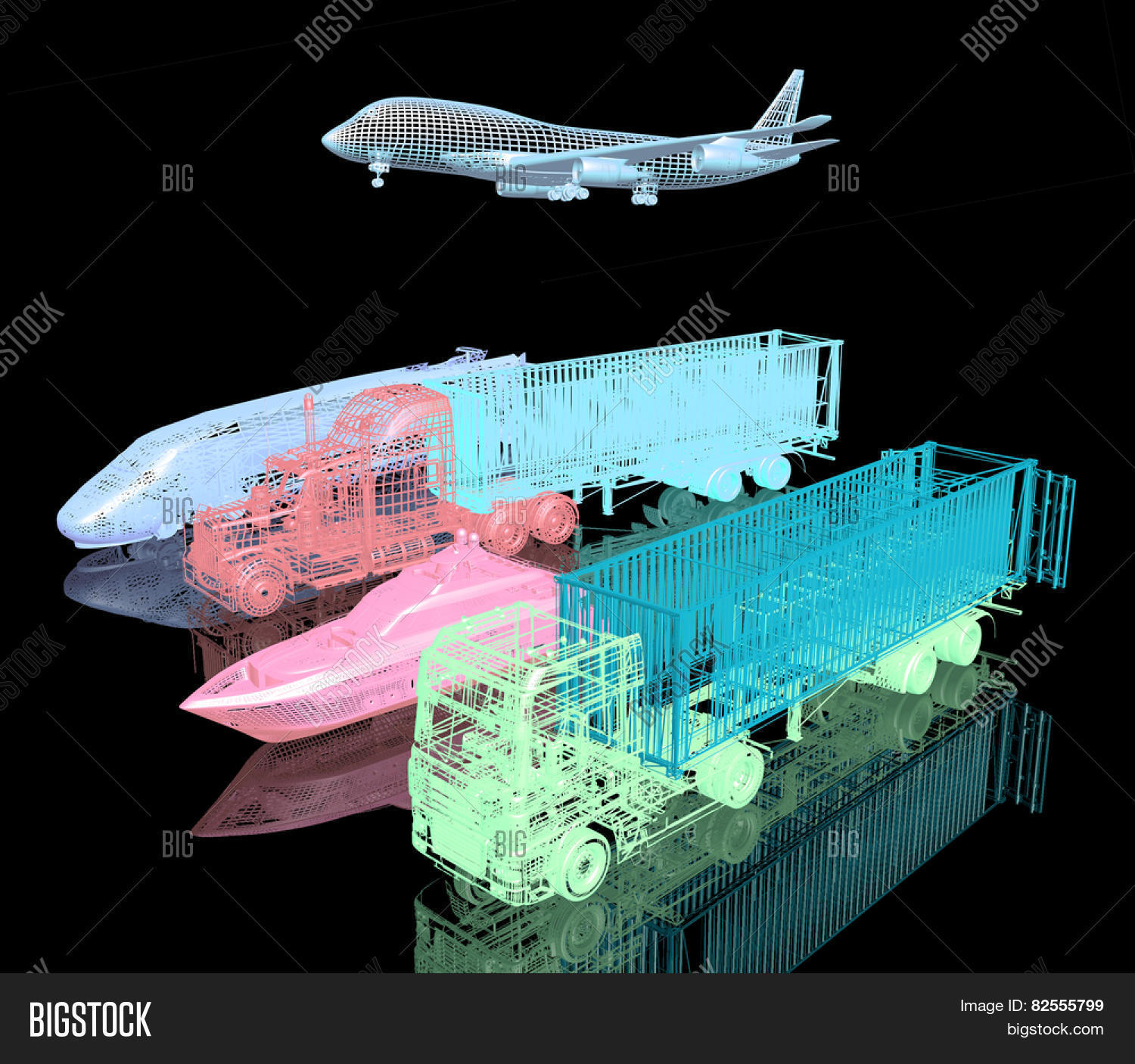 Types Transport. 3d Image & Photo (Free Trial) | Bigstock