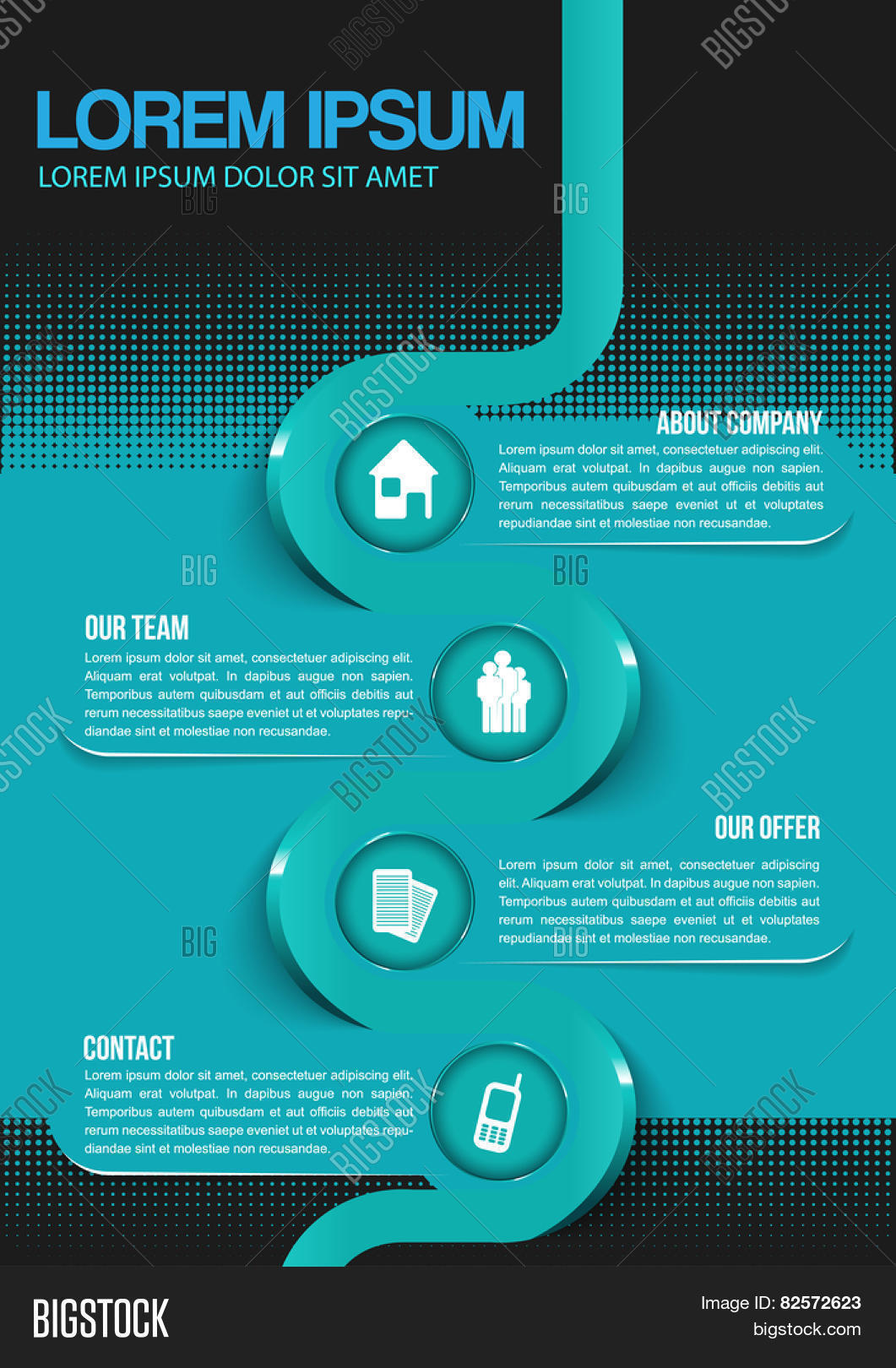 Blue Vector Corporate Vector & Photo (Free Trial) | Bigstock