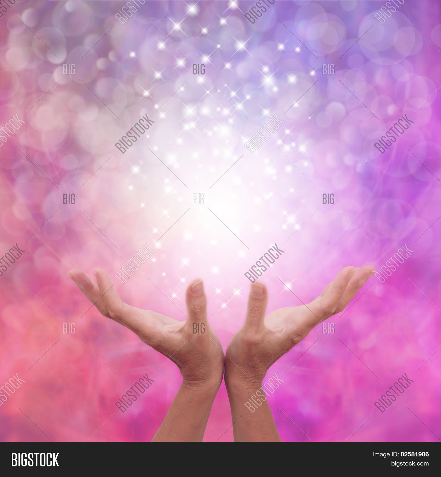 Angelic Pink Healing Image & Photo (Free Trial) | Bigstock